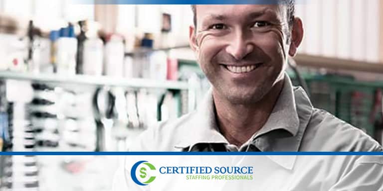 We Hire Industrial Mechanics At Certified Source Staffing Professionals
